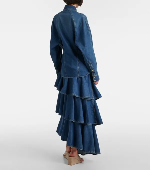 Alaïa Denim Shirt - Blue