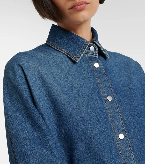 Alaïa Denim Shirt - Blue