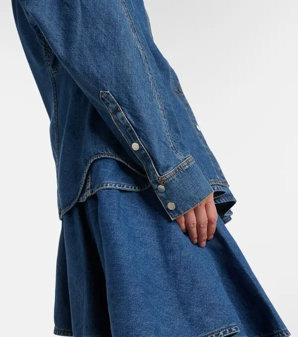 Alaïa Denim Shirt - Blue
