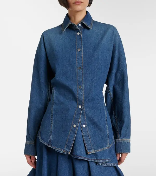 Alaïa Denim Shirt - Blue