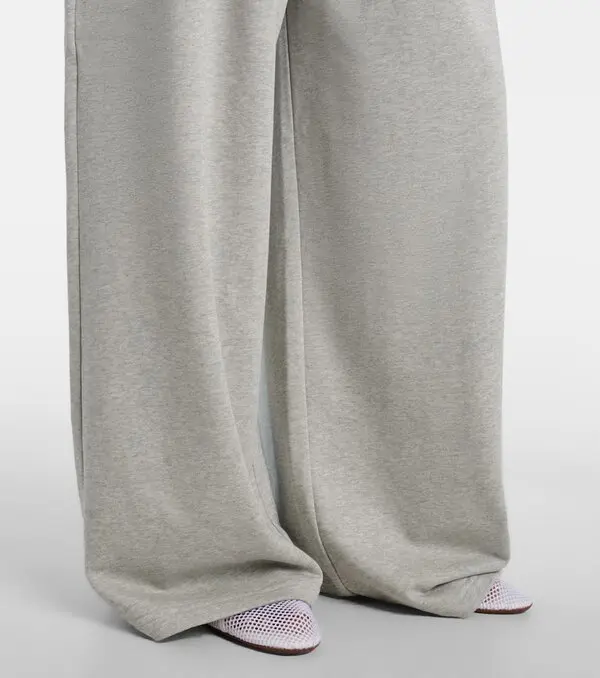 Alaïa Ruffled Cotton-blend Track Pants