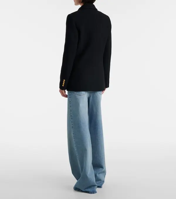Chloé Wool-blend Boucle Blazer