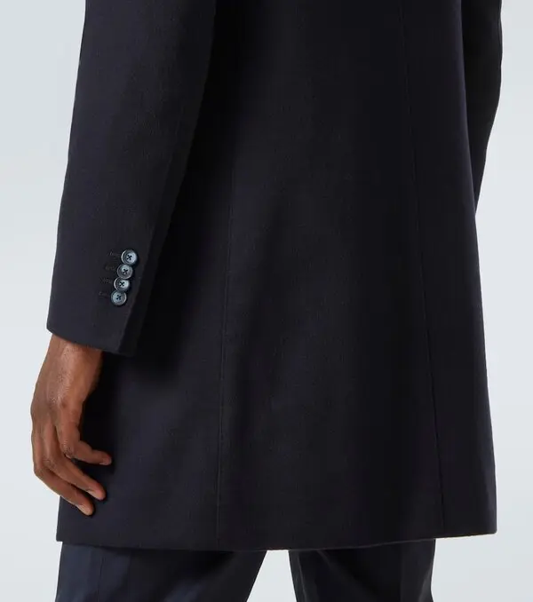 Herno Cashmere Coat With Detachable Inner Vest