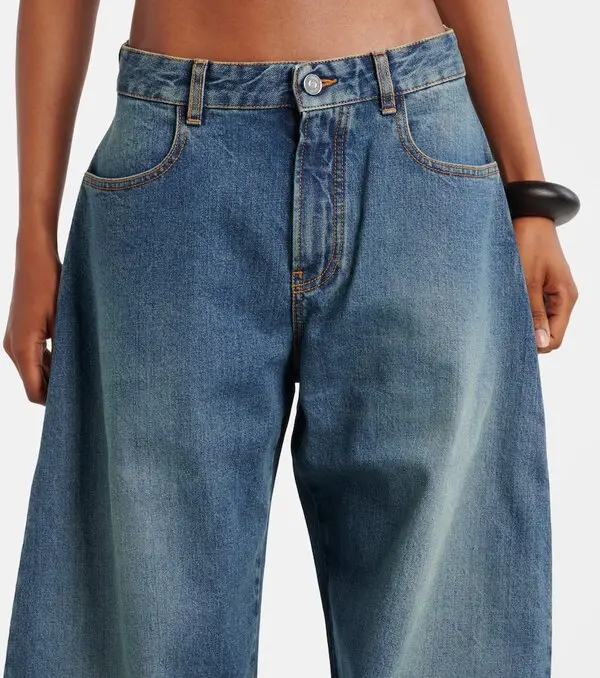 Alaïa High-rise Barrel-leg Jeans