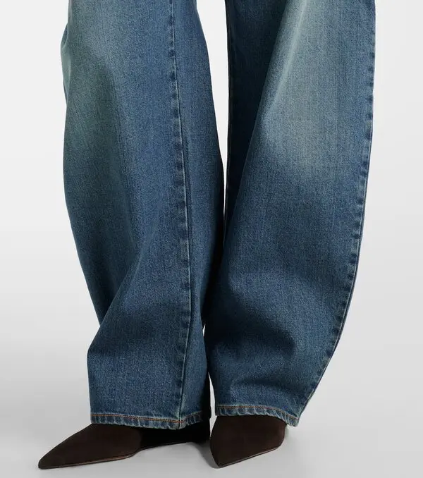 Alaïa High-rise Barrel-leg Jeans