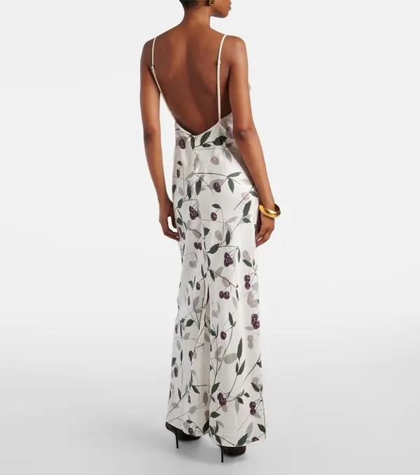 Stella McCartney Printed Silk Maxi Dress