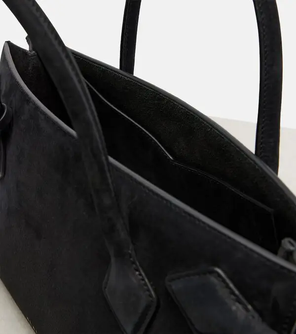 Alaïa Suede Tote Bag - Black