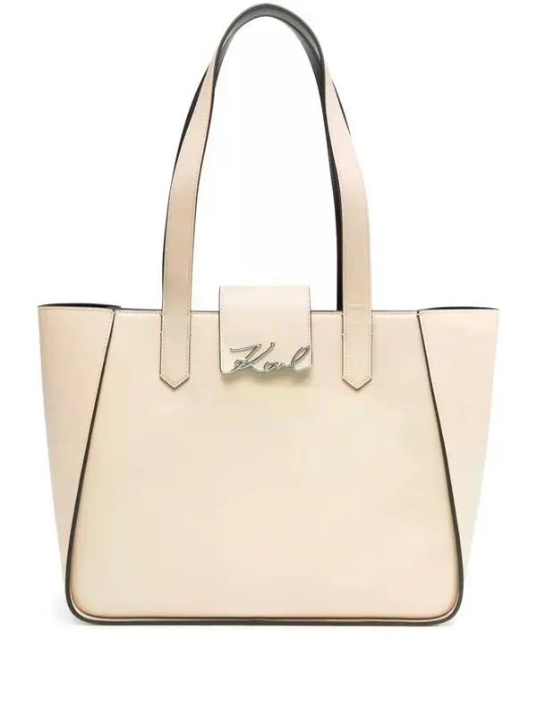 Karl Lagerfeld Signature Tote Bag