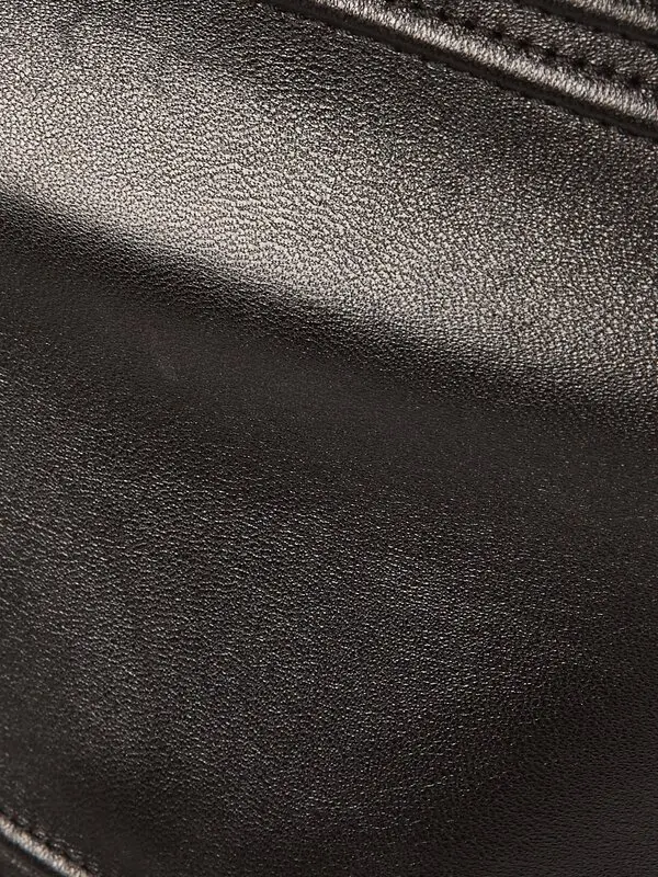 Alaïa Cropped Strapless Leather Top