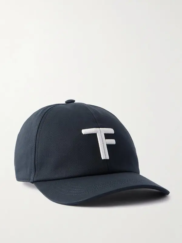 TOM FORD Logo-embroidered Baseball Cap - Blue