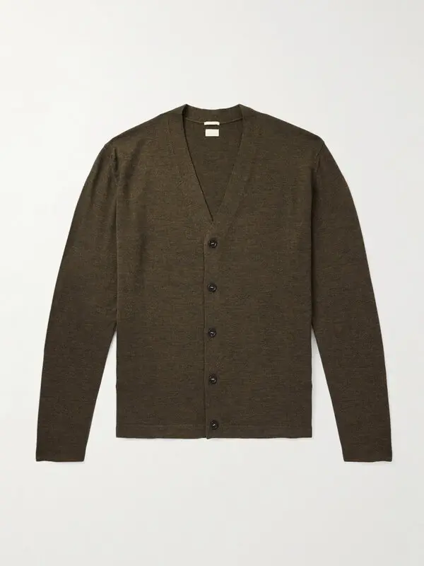 Massimo Alba Darcy Virgin Wool Cardigan - Brown