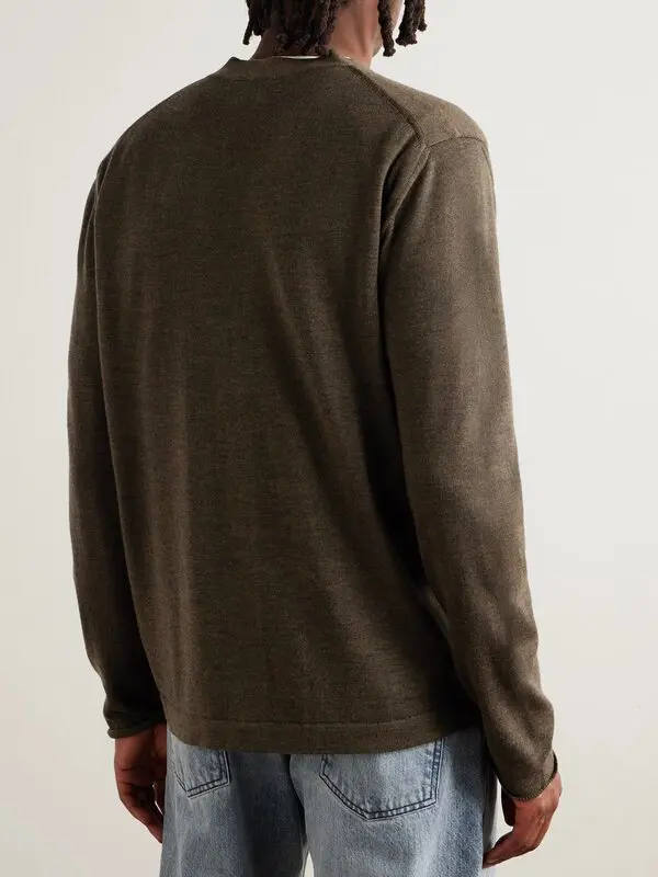 Massimo Alba Darcy Virgin Wool Cardigan - Brown