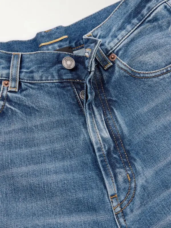Saint Laurent High-rise Wide-leg Jeans