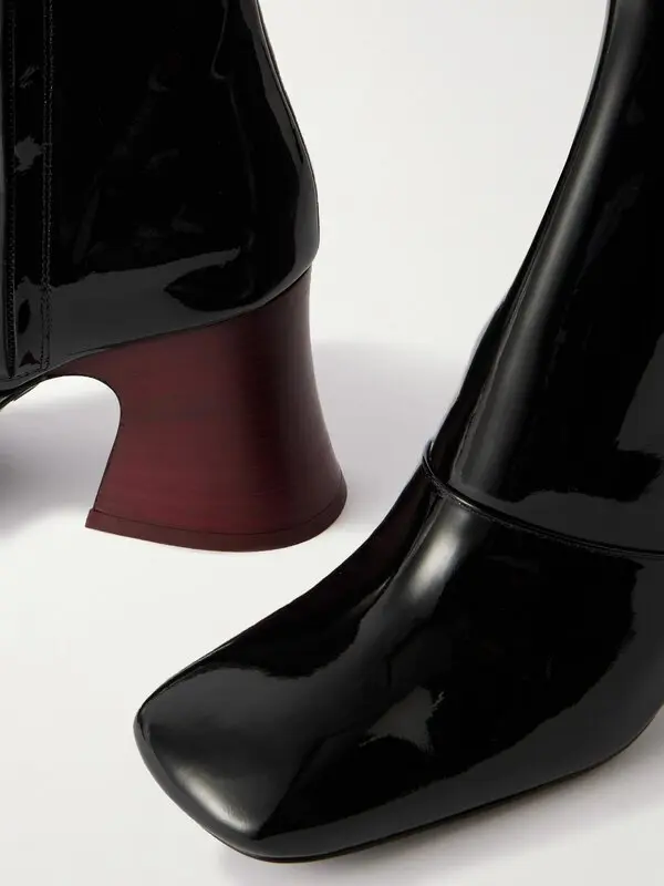 Chloé Janis Patent-leather Ankle Boots