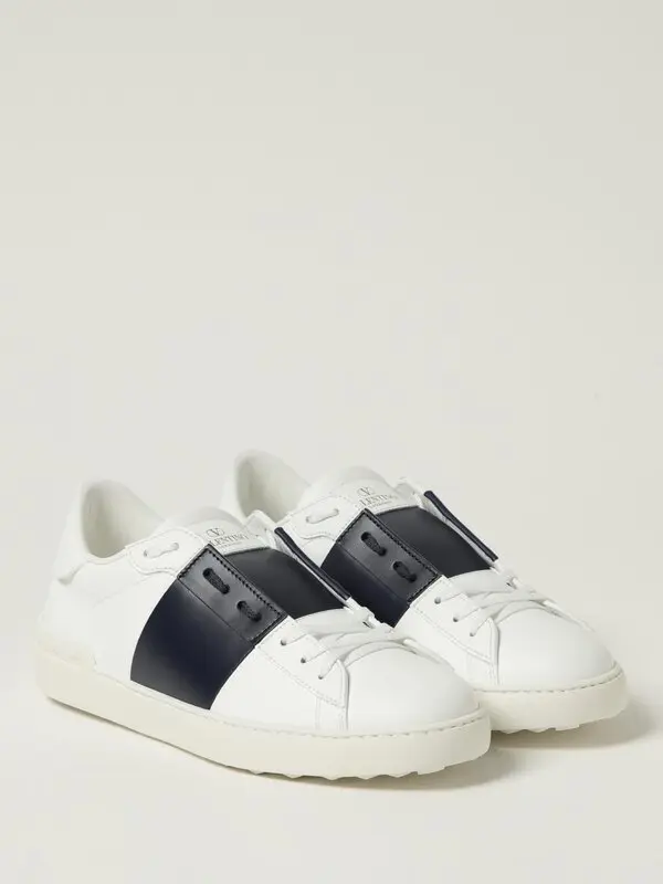 Valentino Garavani Leather Low Top Sneakers - White