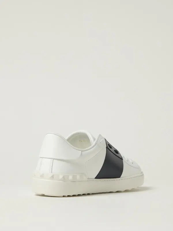 Valentino Garavani Leather Low Top Sneakers - White