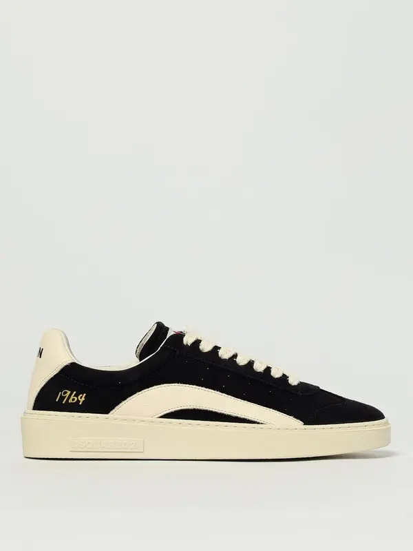 Dsquared2 Lace-up Suede Sneakers - Navy