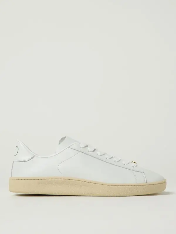 Valentino Garavani Lace-up Leather Sneakers - White