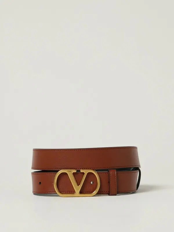 Valentino Garavani Leather Belt - Brown