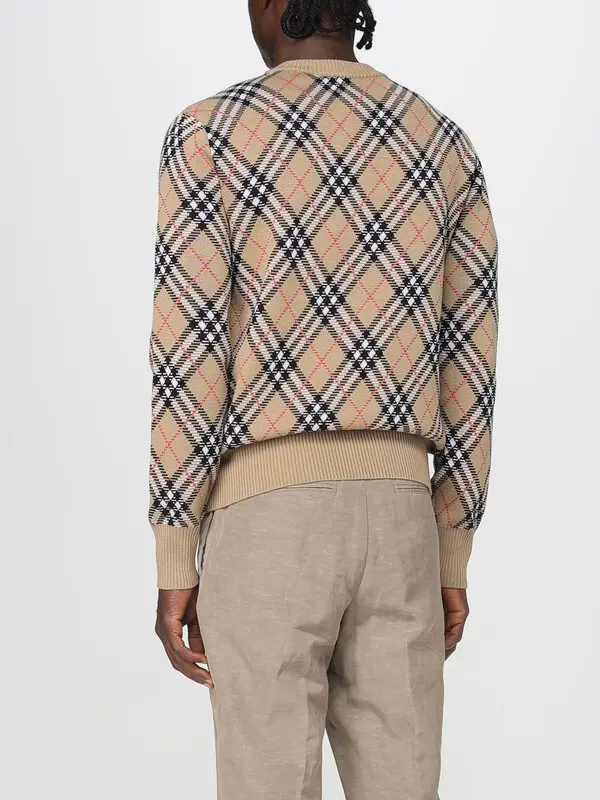 Burberry Argyle Sweater - Beige