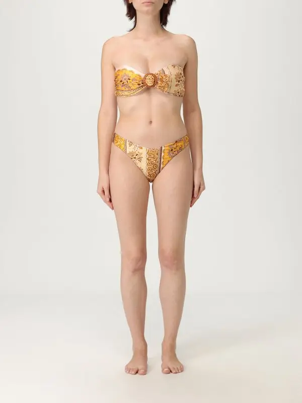 Zimmermann Printed Swimsuit - Yellow