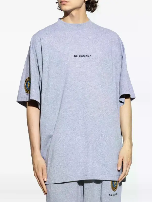 Balenciaga Logo-patch T-shirt
