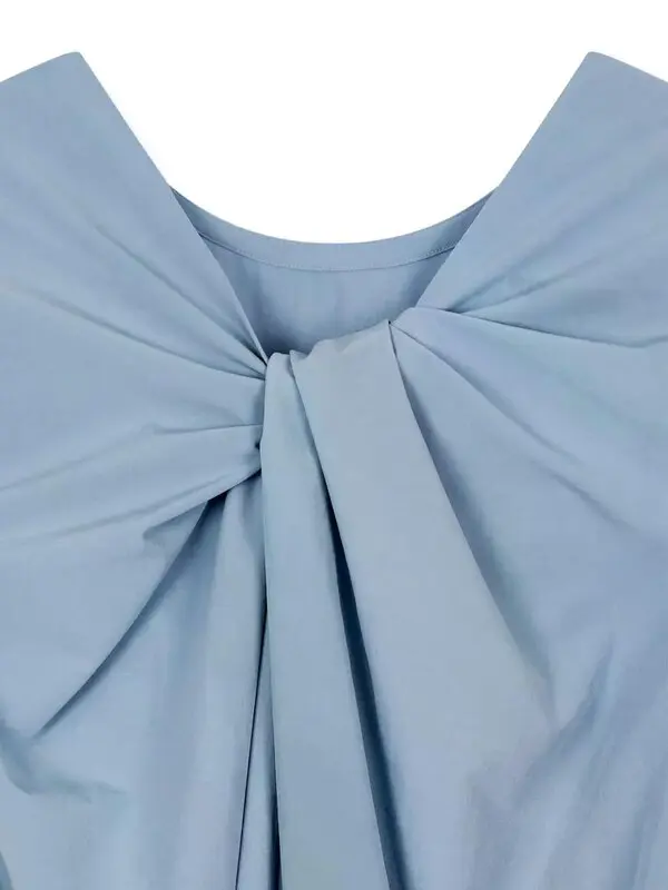 STUDIO TOMBOY Twisted Neckline Dress - Blue