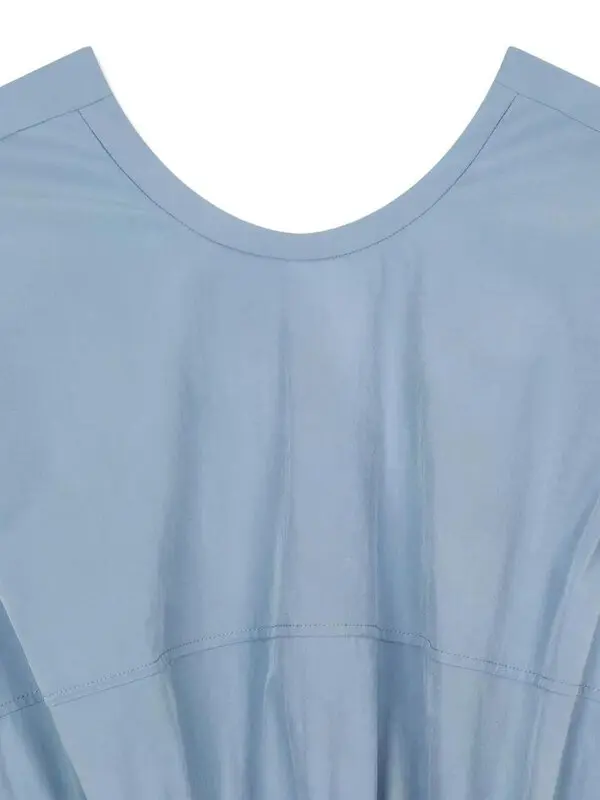 STUDIO TOMBOY Twisted Neckline Dress - Blue