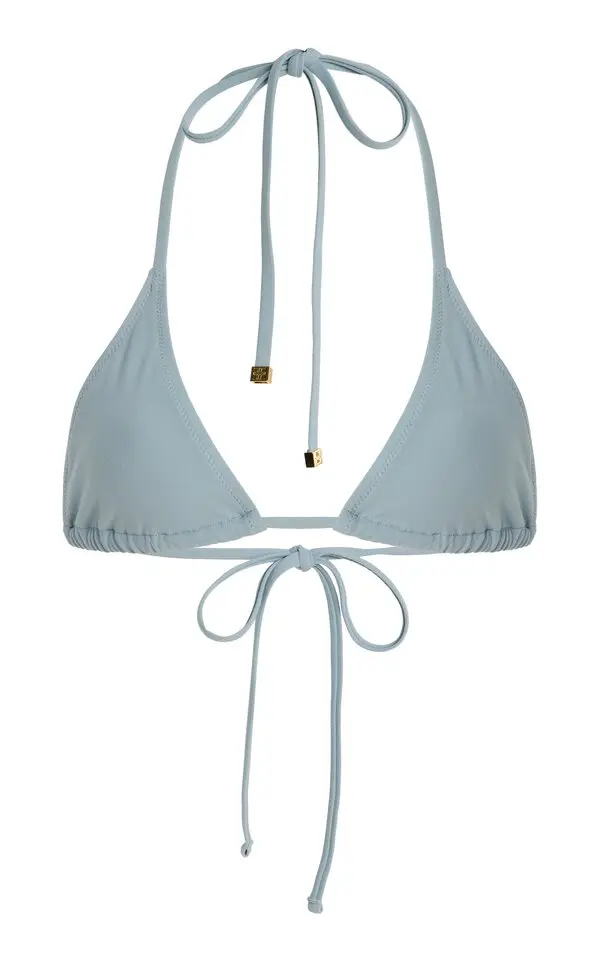 Eterne Isla Triangle Bikini Top - Blue