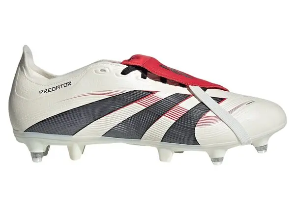 Adidas Predator League Foldover Tongue Sg - Off White/core Black/pure Ruby