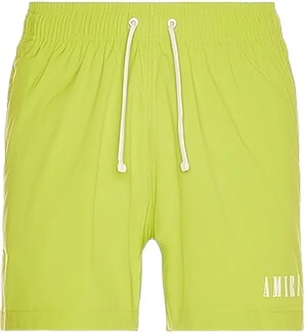 Amiri Core Logo Swim Shorts - Lime