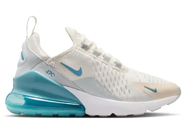 Nike Air Max 270 Sneakers - Denim Turquoise/light Silver/soft Pearl