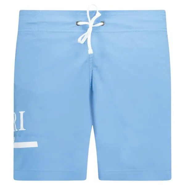 Amiri Logo Swim Shorts - Carolina Blue