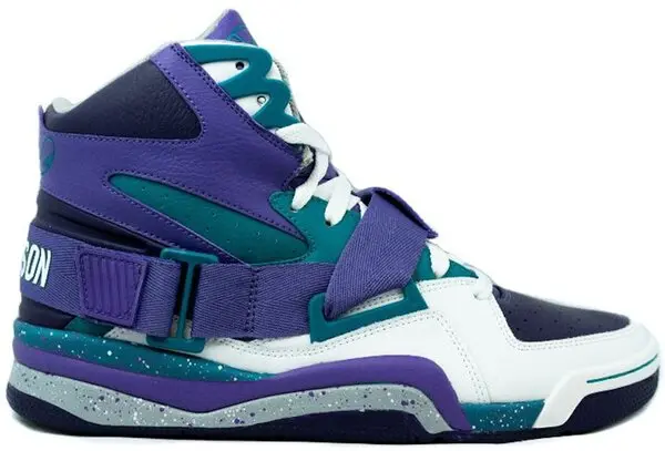 EWING ATHLETICS Ewing Concept Anthony Mason Tribute Sneakers - Purple/teal/white