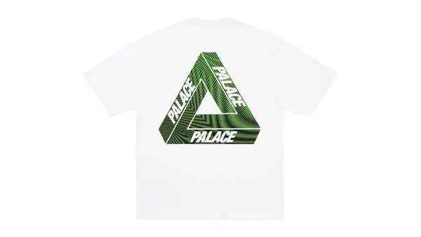 PALACE Trivex T-shirt - White/green