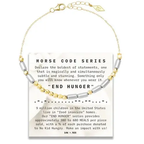 ELLIOT YOUNG Morse Code Chain Bracelet - Hunger