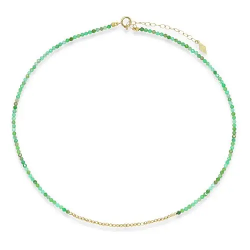 ELLIOT YOUNG Mini Glimmer Mix Adjustable Choker - Green