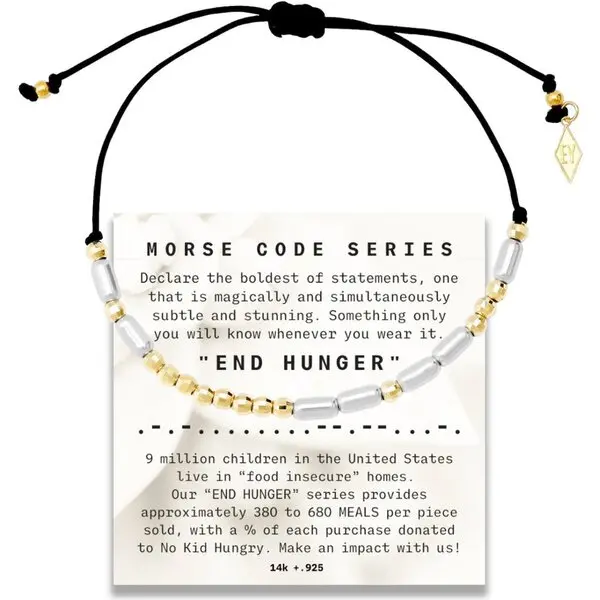 ELLIOT YOUNG Morse Code Bracelet - Hunger