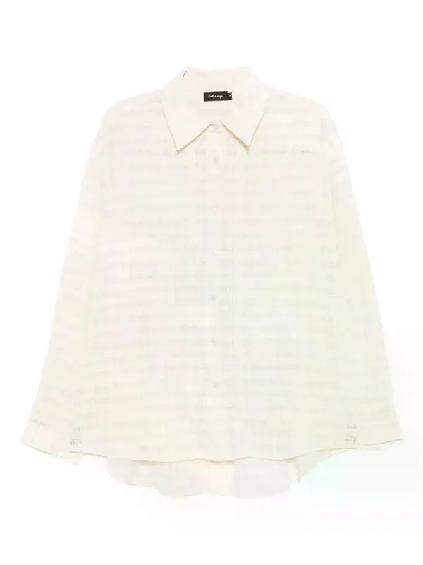 TOUT A COUP Checkered Button-down Shirt
