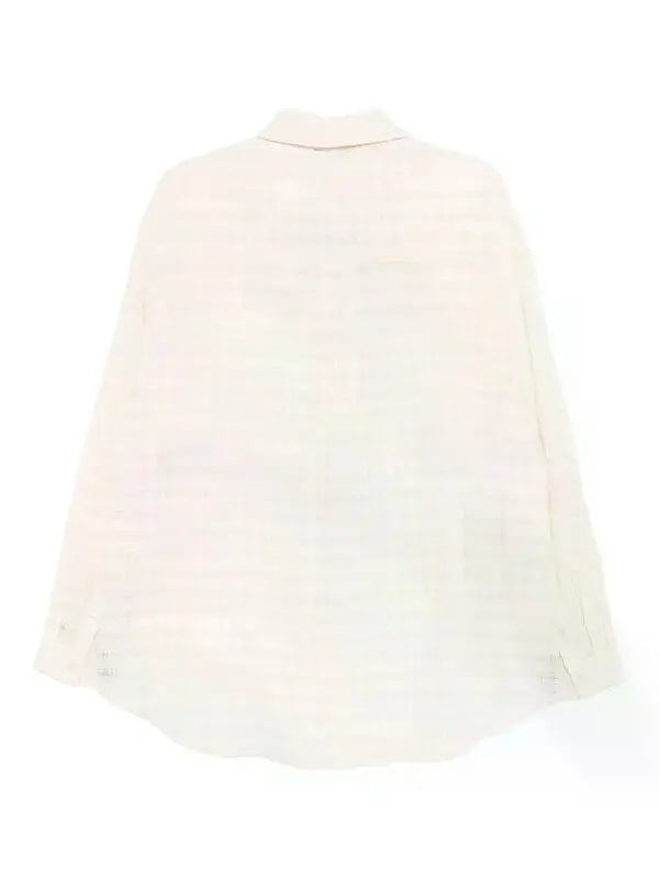 TOUT A COUP Checkered Button-down Shirt