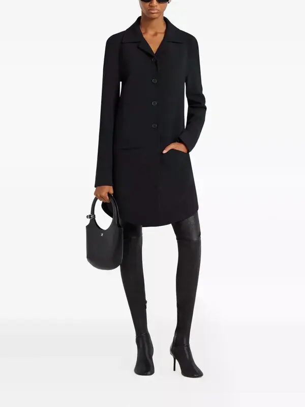 COURREGES Tailored Button-front Coat
