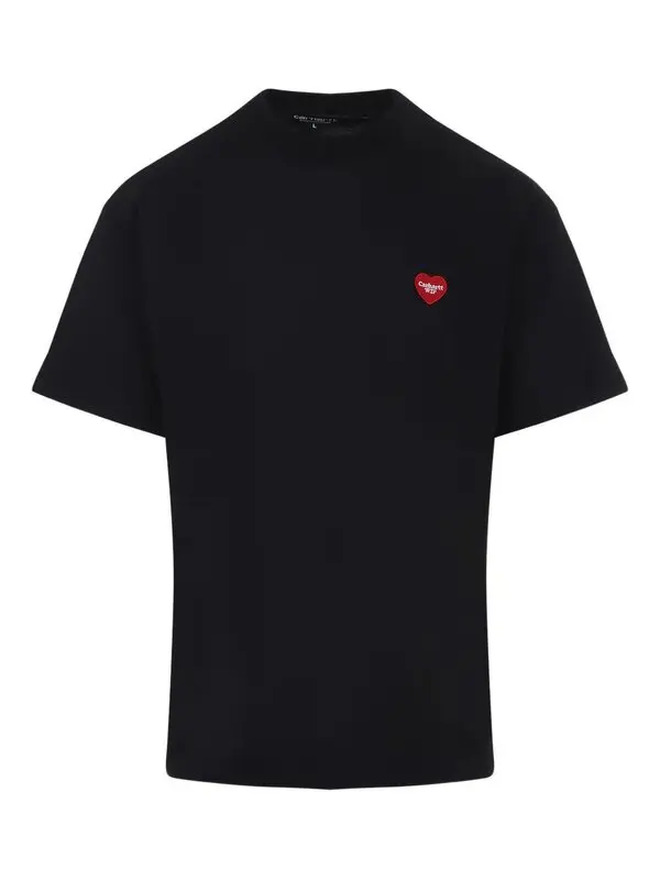 Carhartt Work In Progress Heart Ii Hartt T-shirt - Black