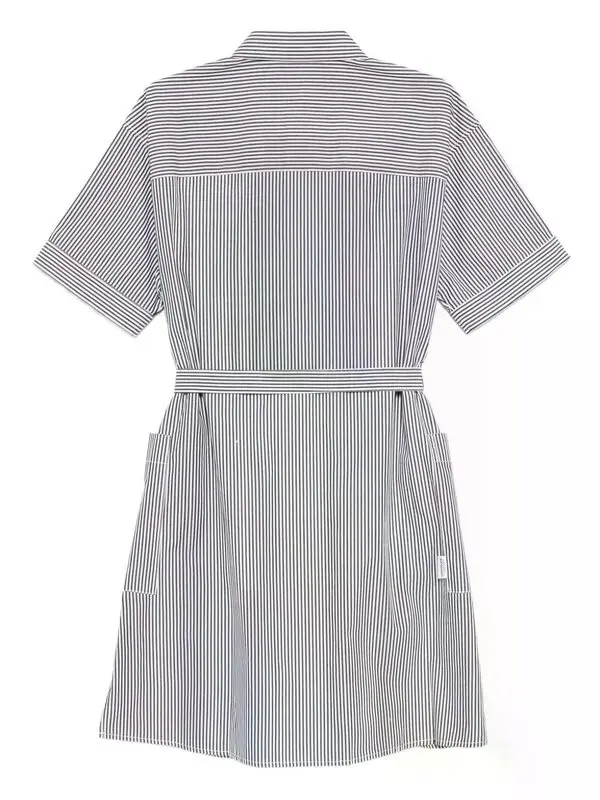CHOCOOLATE Striped-print Dress - Black
