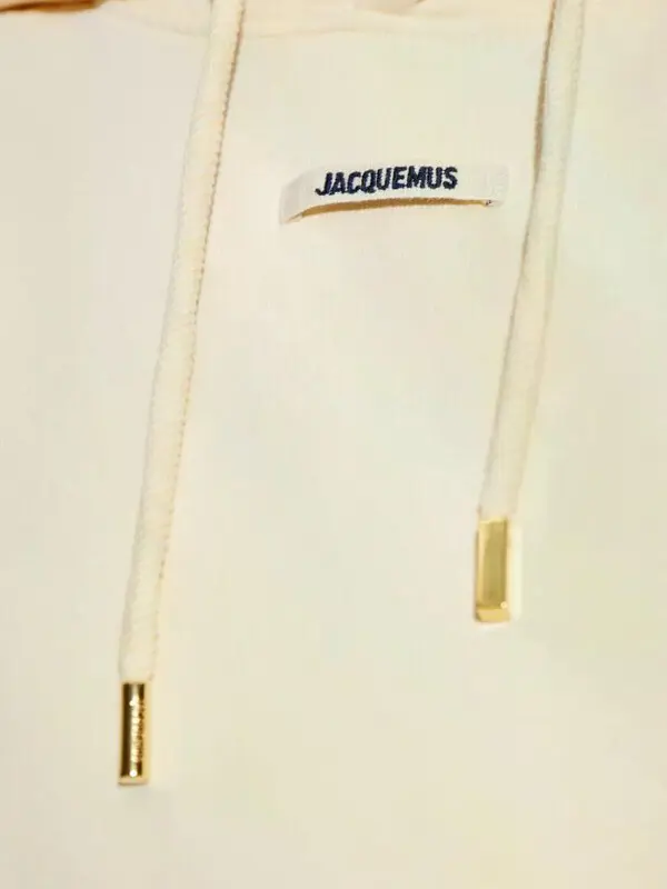 Jacquemus Logo-patch Hoodie - Neutrals
