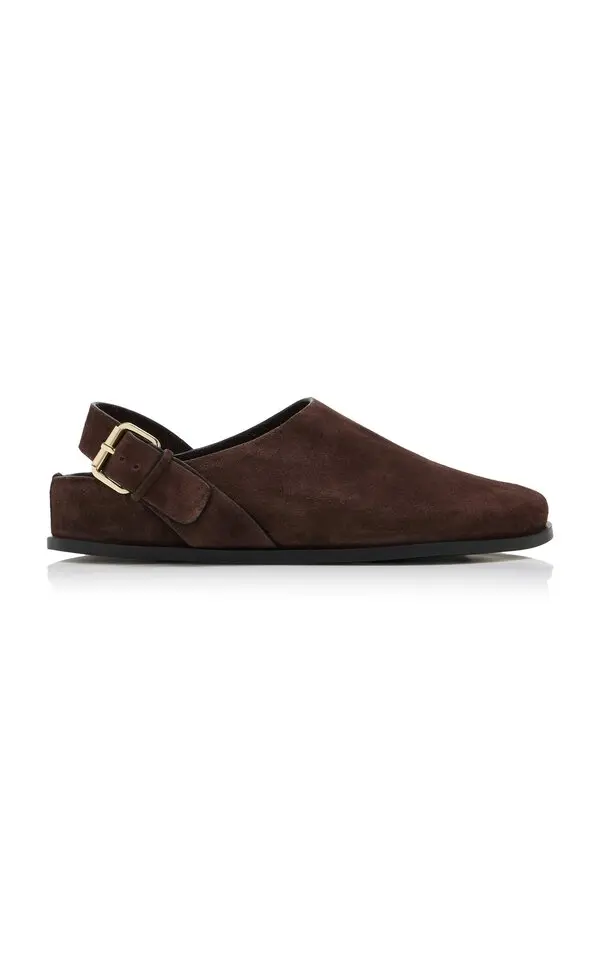 A.emery Louis Suede Clogs - Brown