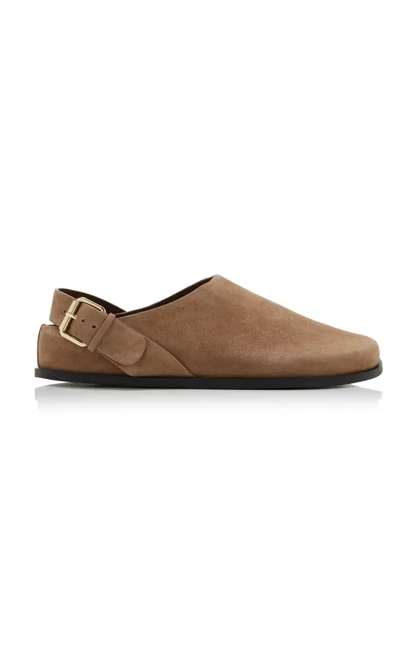 A.emery Louis Suede Clogs - Tan