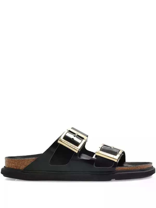BIRKENSTOCK Buckle-fastening Slip-on Sandals - Black