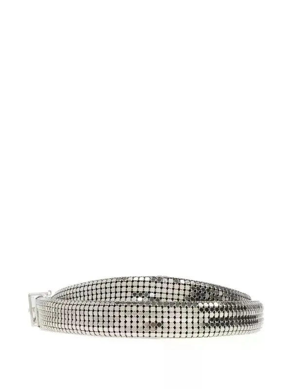 Versace Brass Belt - Silver