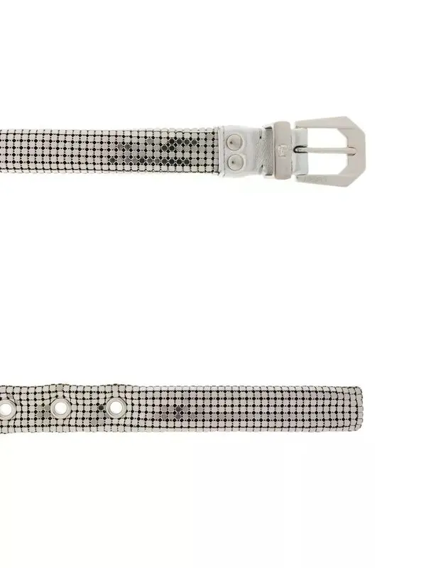 Versace Brass Belt - Silver