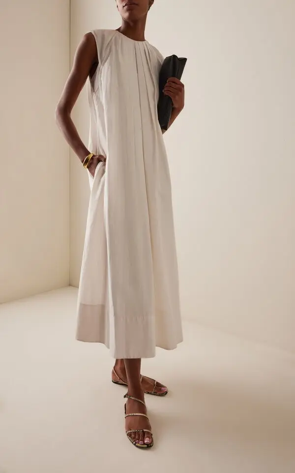 TWP Cotton-silk Maxi Gown